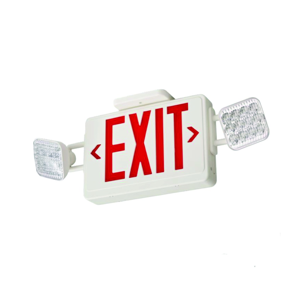 LITHONIA Combo rótulo de salida con luminarias de emergencia LED ...